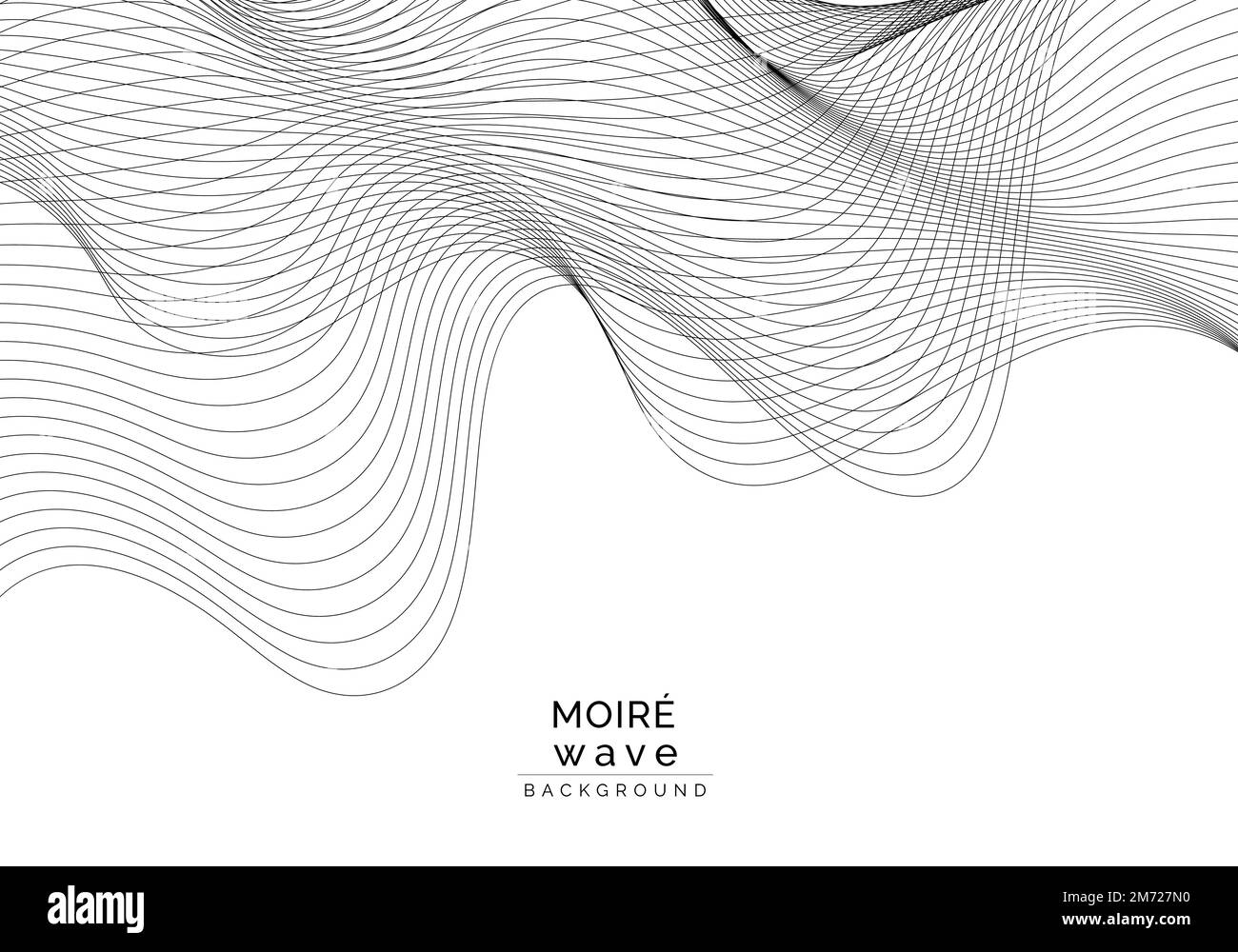 Black moiré wave on white background Stock Vector Image & Art - Alamy