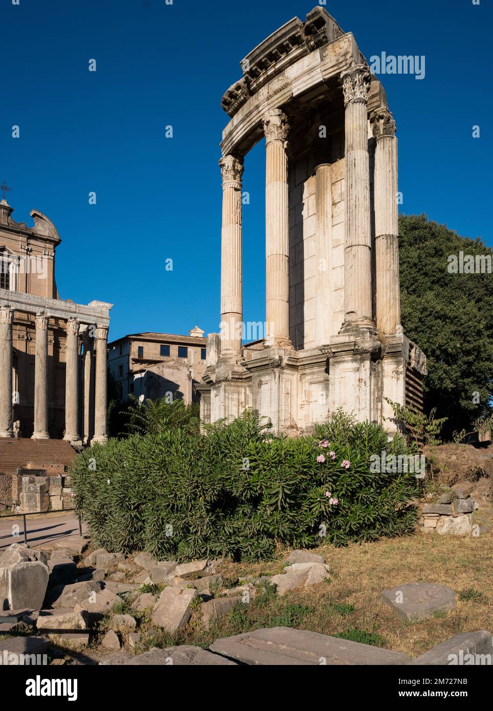 The Roman ruins in Italy Stock Photo - Alamy
