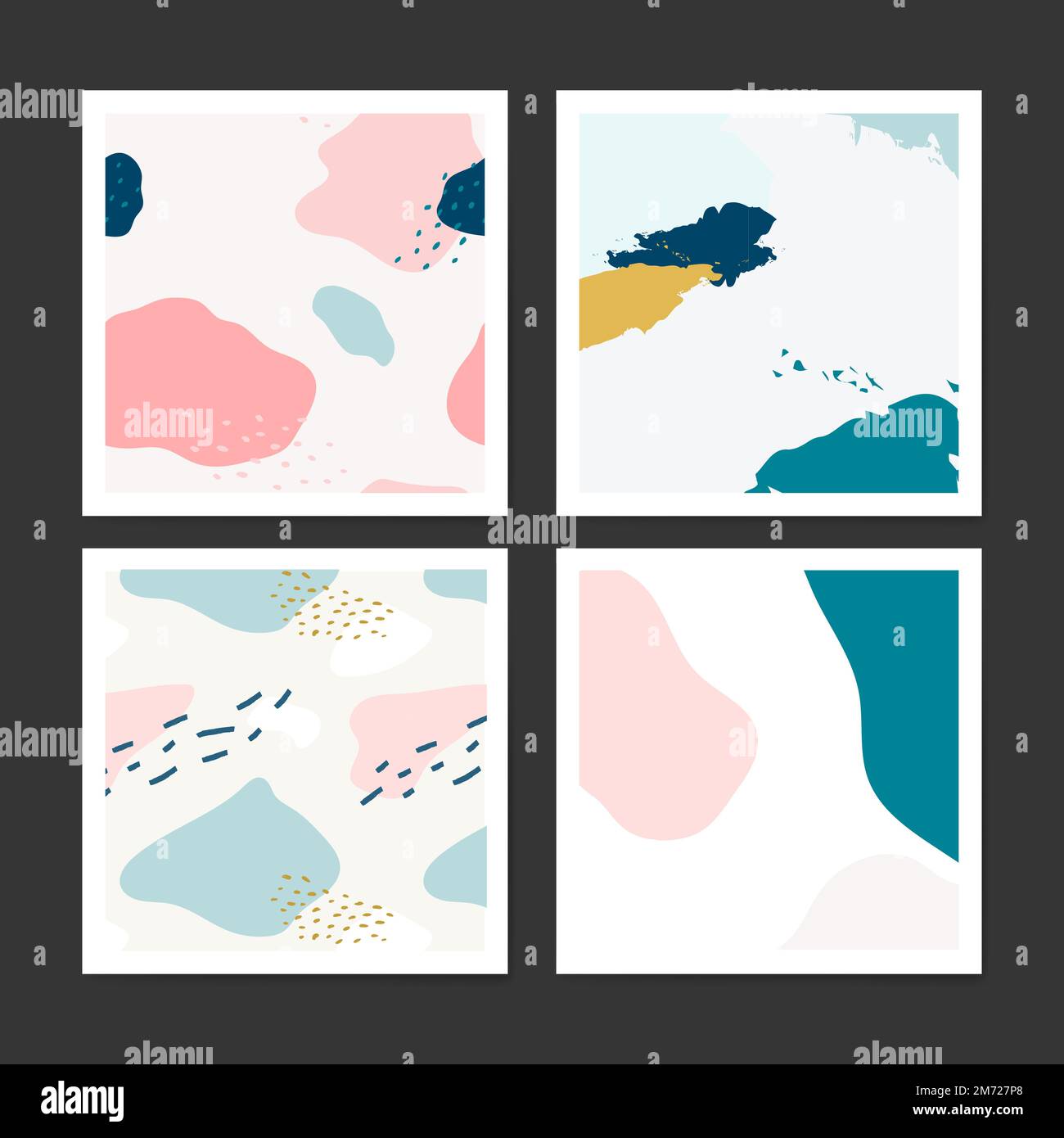 Pastel Memphis pattern design vector Stock Vector Image & Art - Alamy