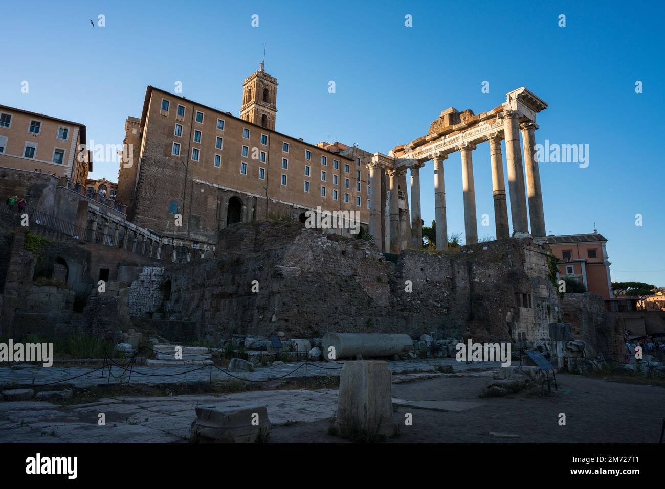 The Roman ruins in Italy Stock Photo - Alamy