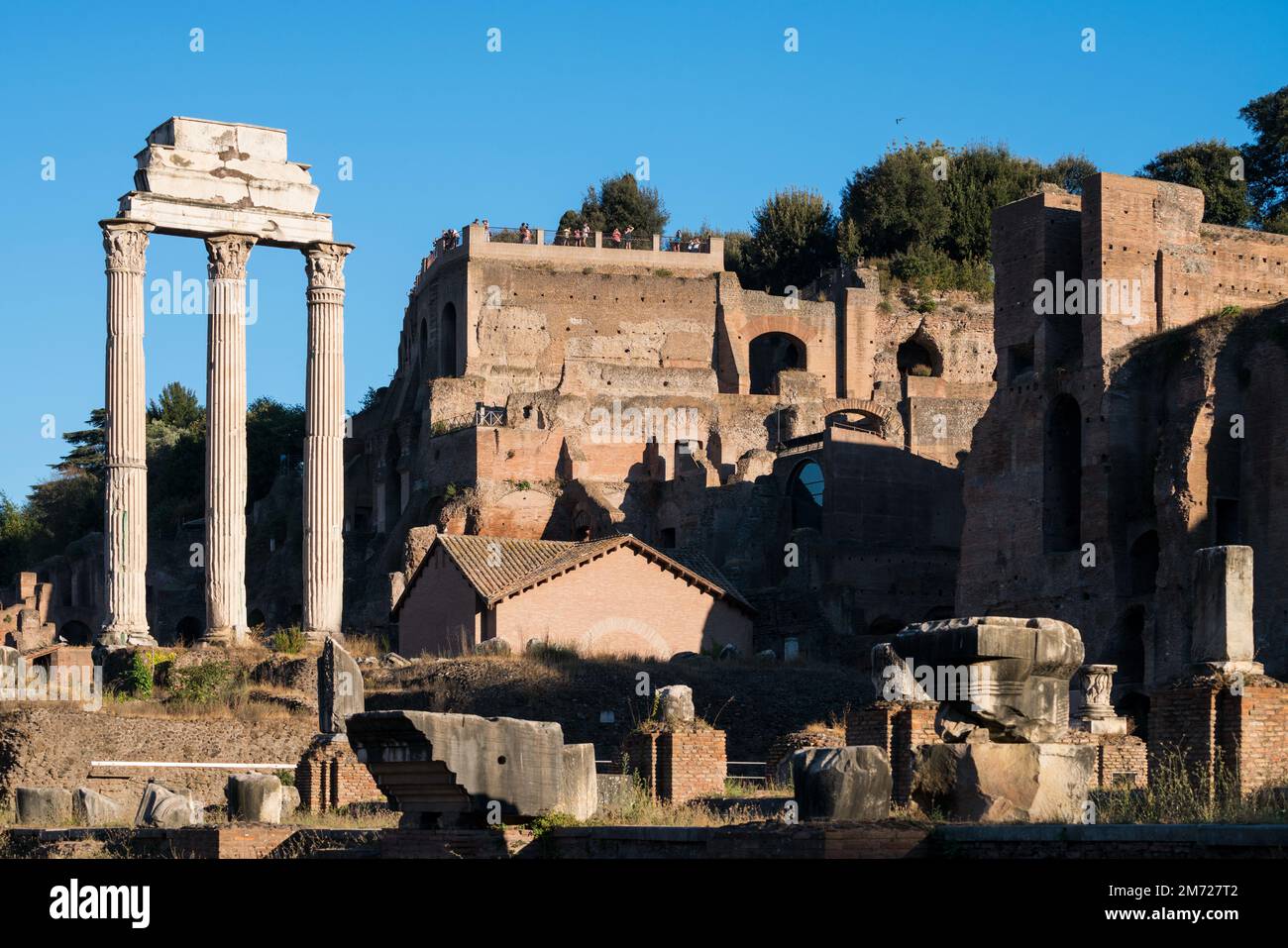The Roman ruins in Italy Stock Photo - Alamy