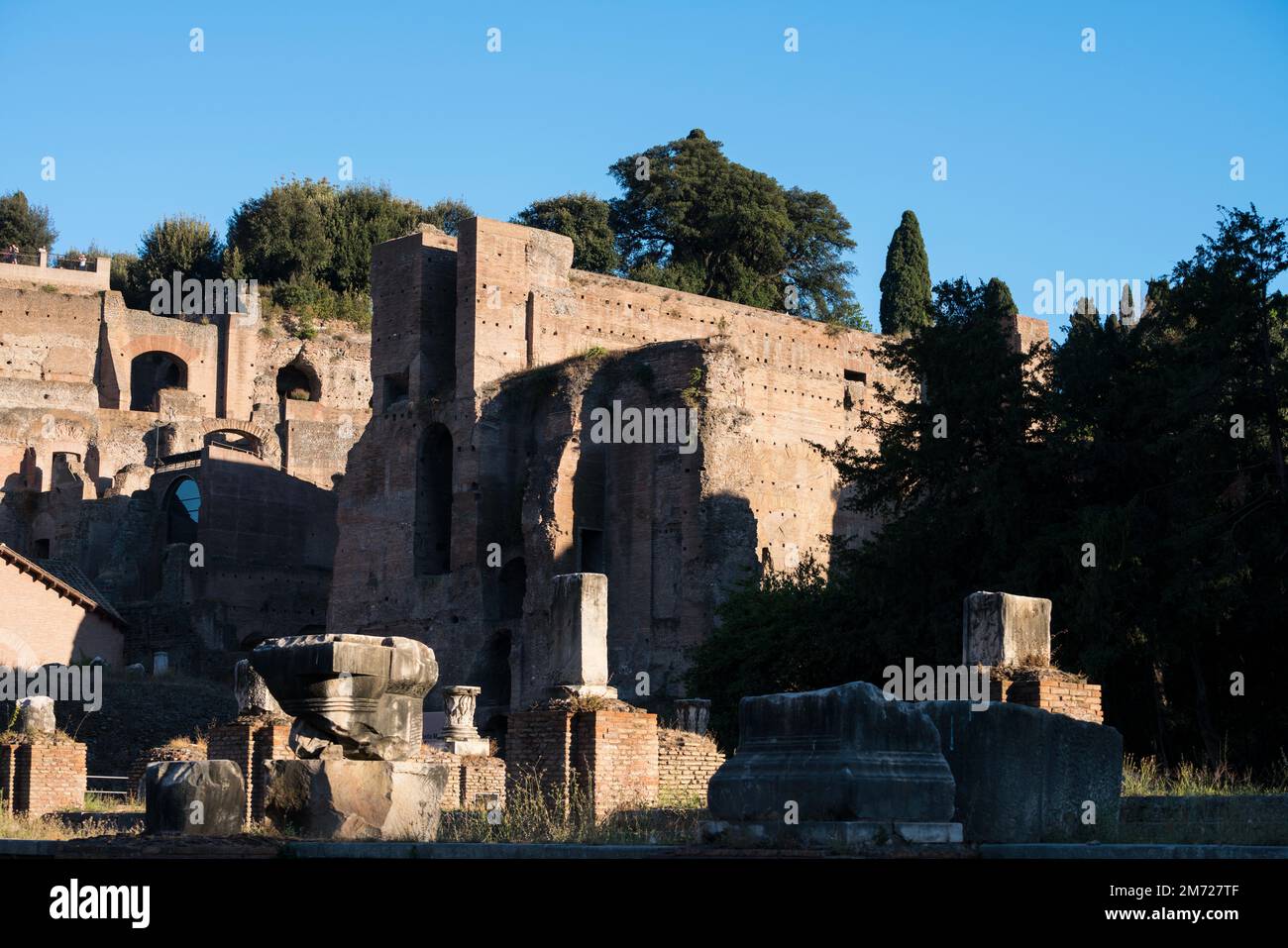 The Roman ruins in Italy Stock Photo - Alamy