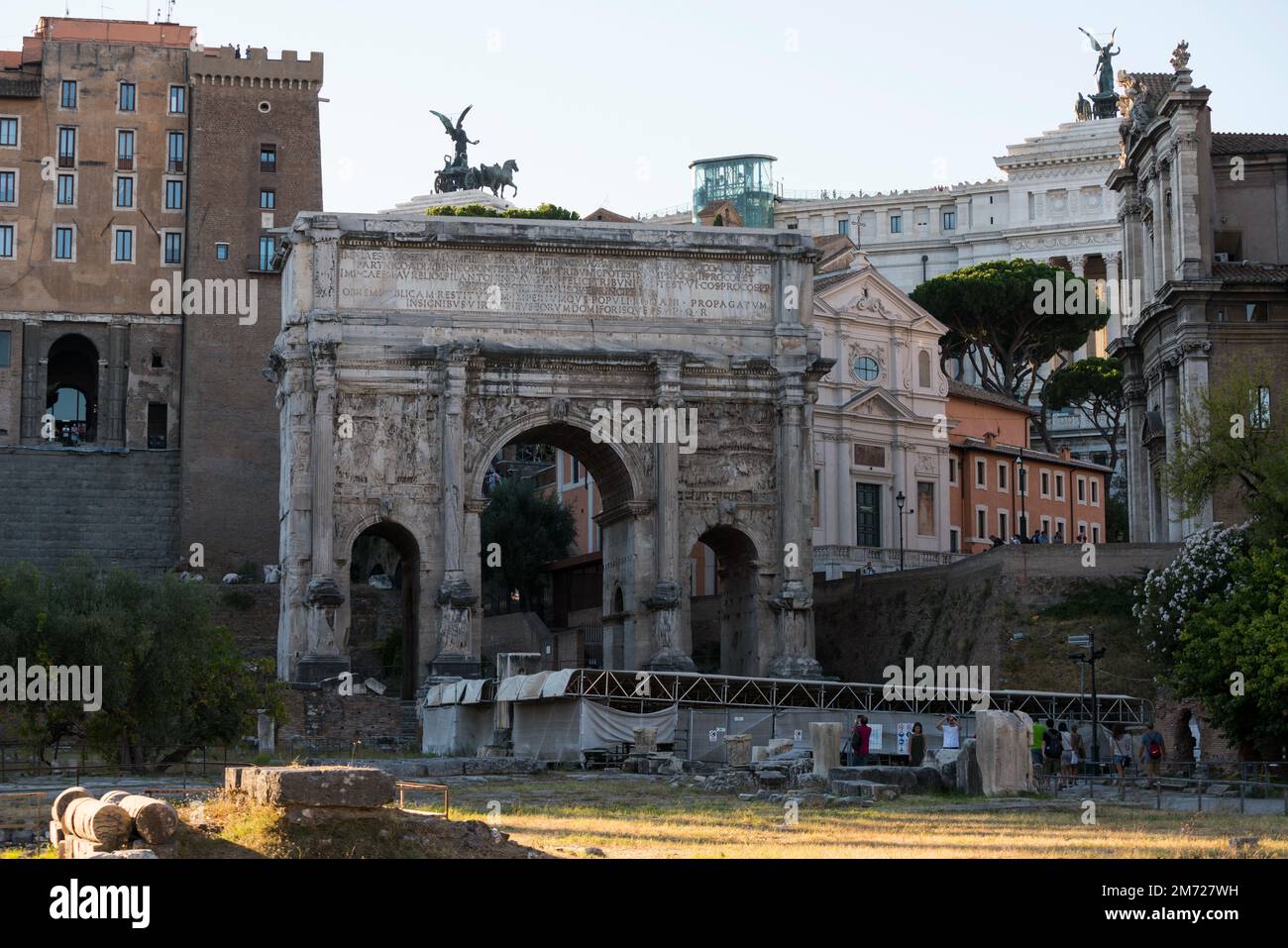The Roman ruins in Italy Stock Photo - Alamy