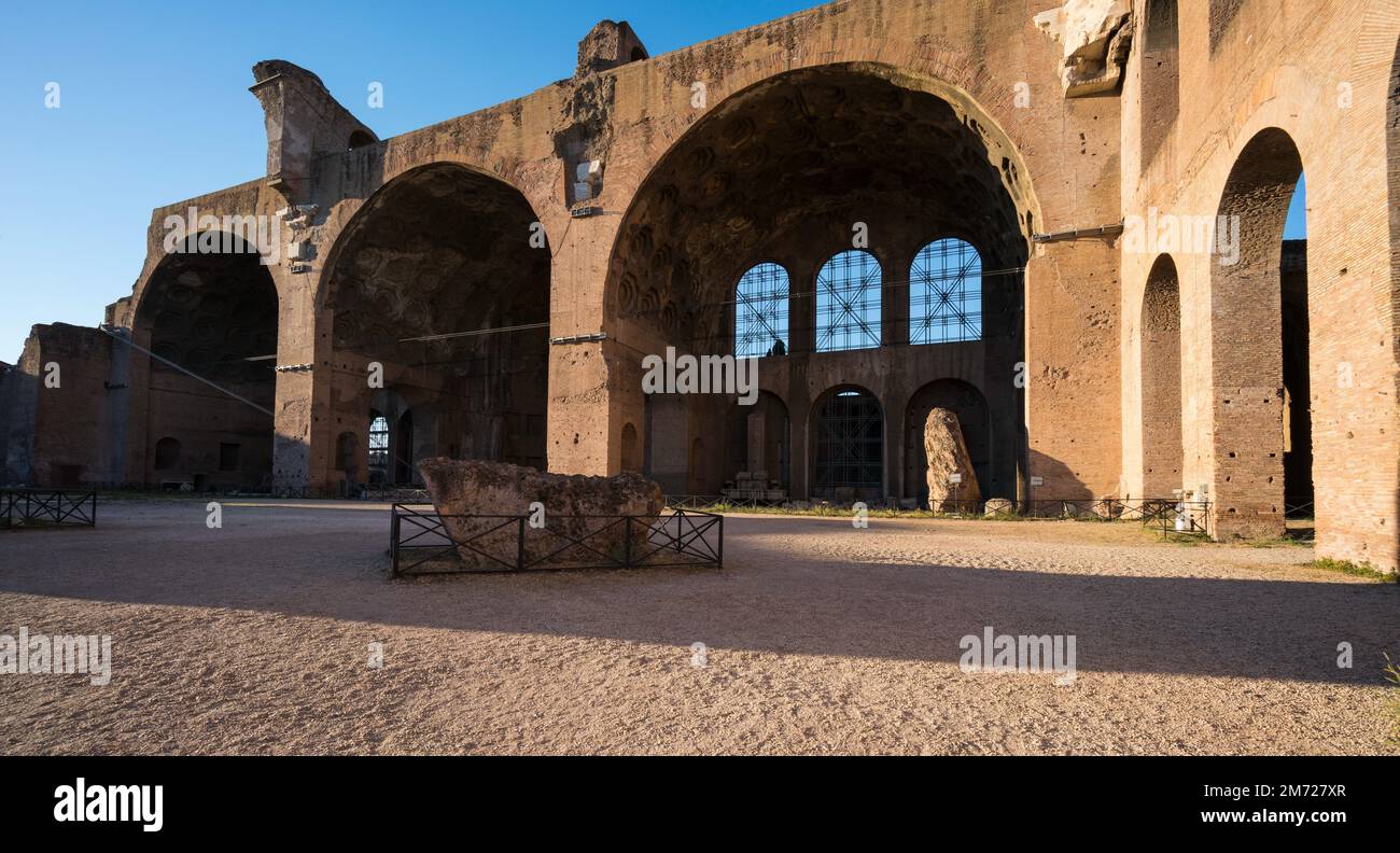 The Roman ruins in Italy Stock Photo - Alamy