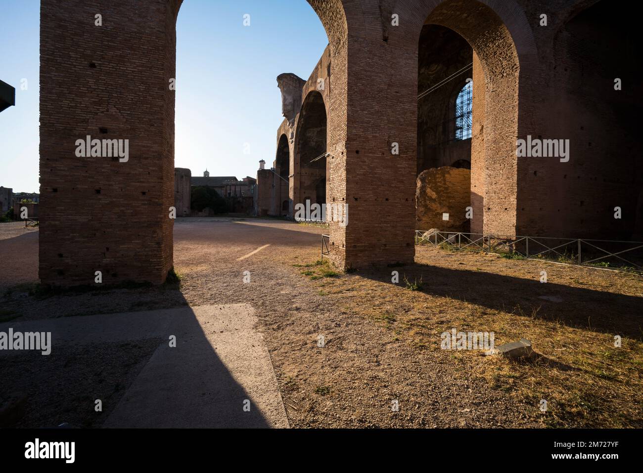 The Roman ruins in Italy Stock Photo - Alamy