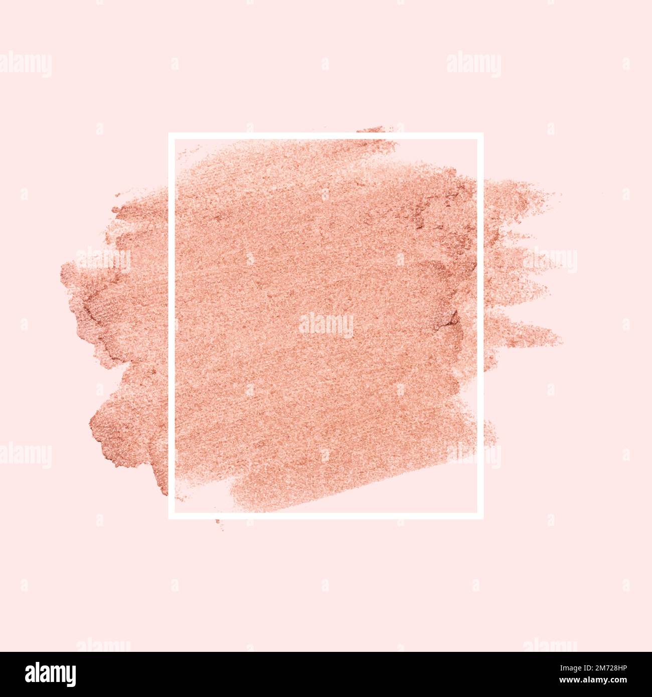 Red brush stroke makeup Stock Vector Images - Alamy