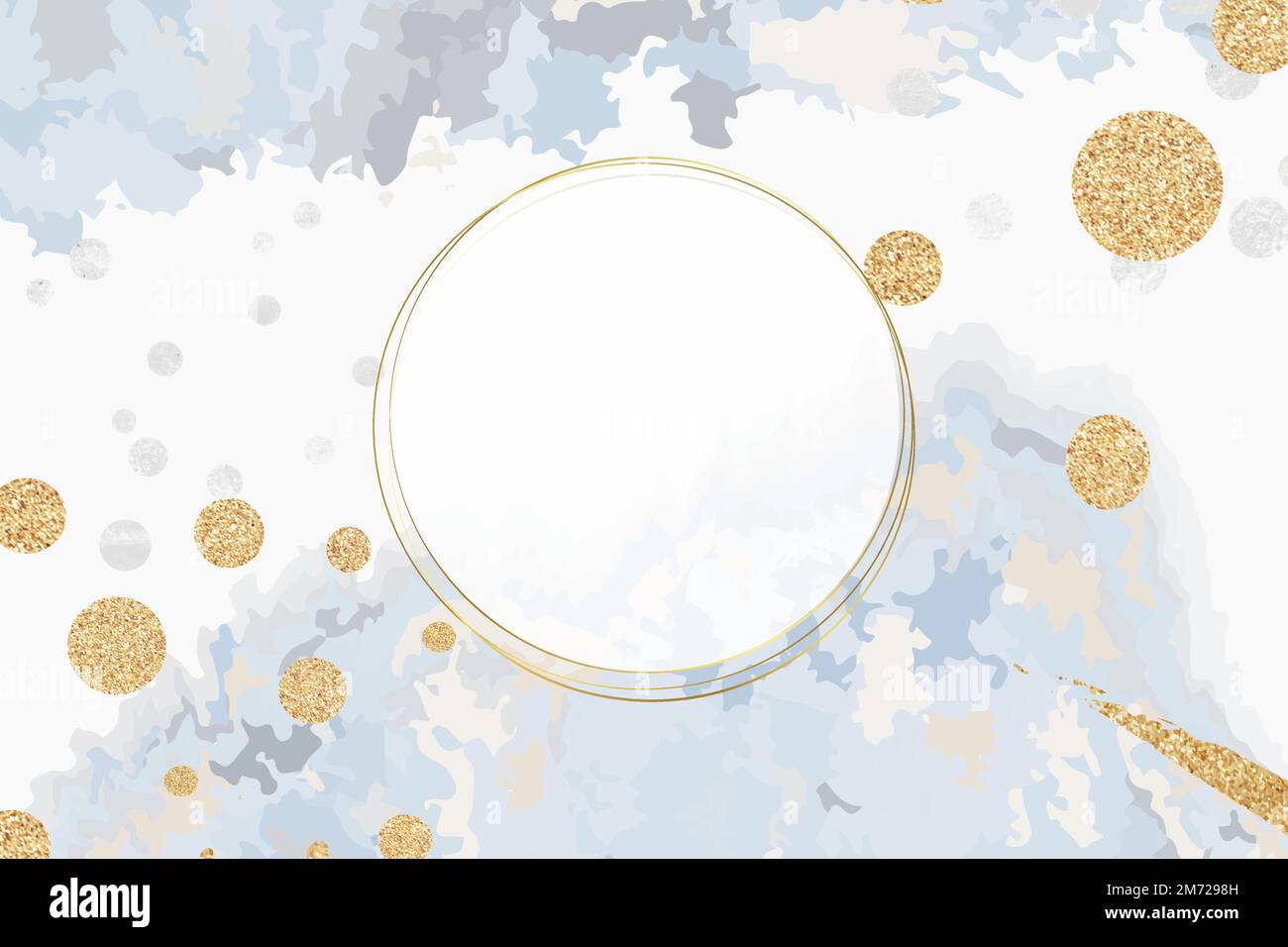 Paint pour background with round frame vector Stock Vector Image & Art ...