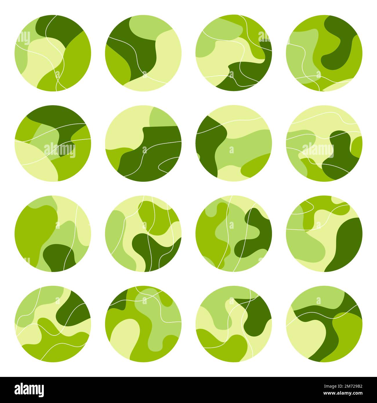 Set of various vector highlight covers. Abstract backgrounds. Various ...
