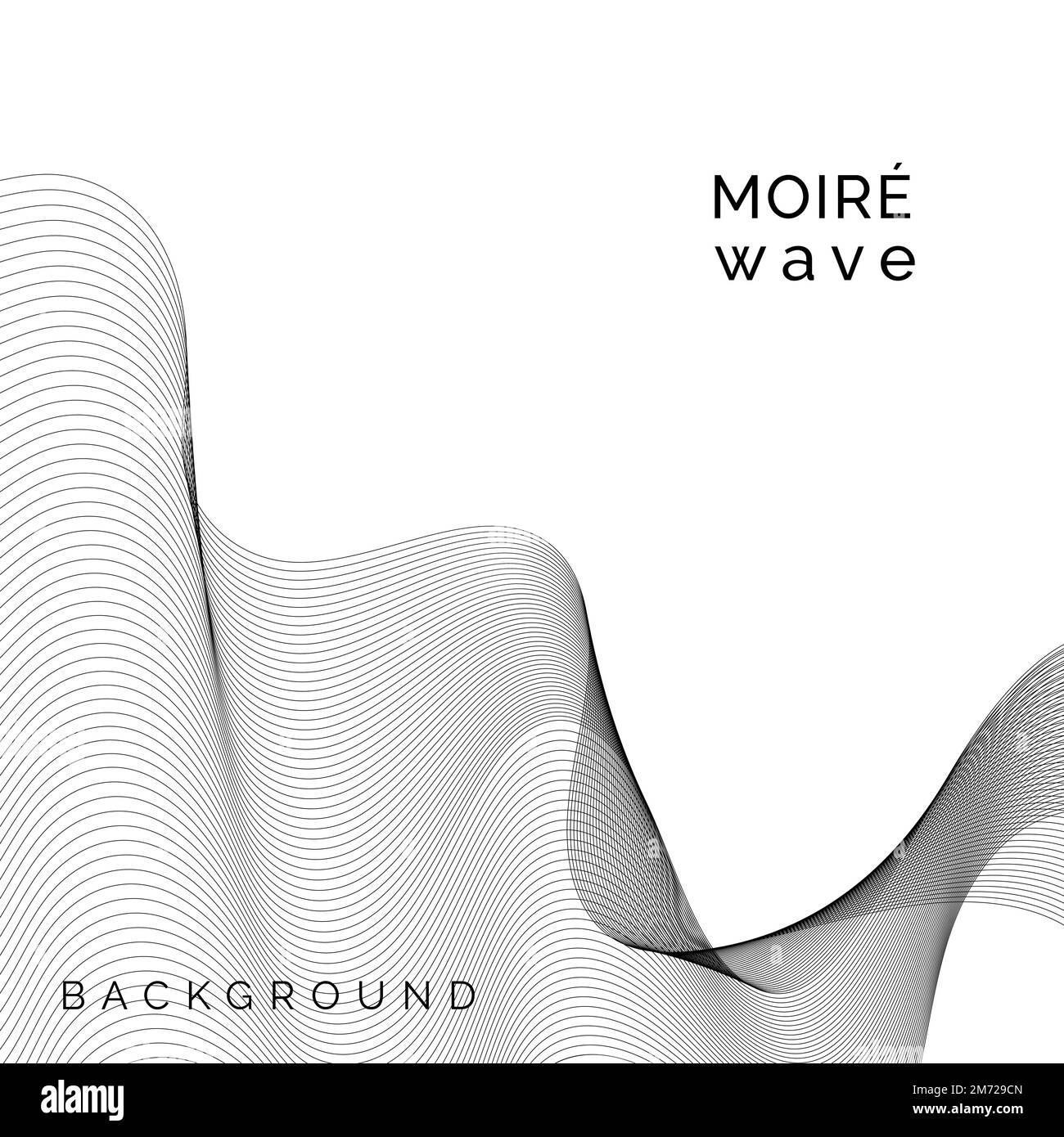 Black moiré wave on white background Stock Vector Image & Art - Alamy