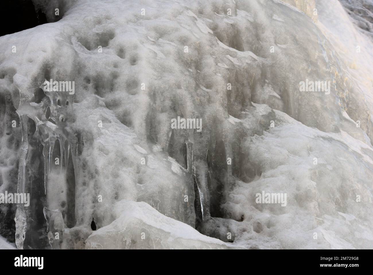 Formation of ice and snow abstract hi-res stock photography and images ...