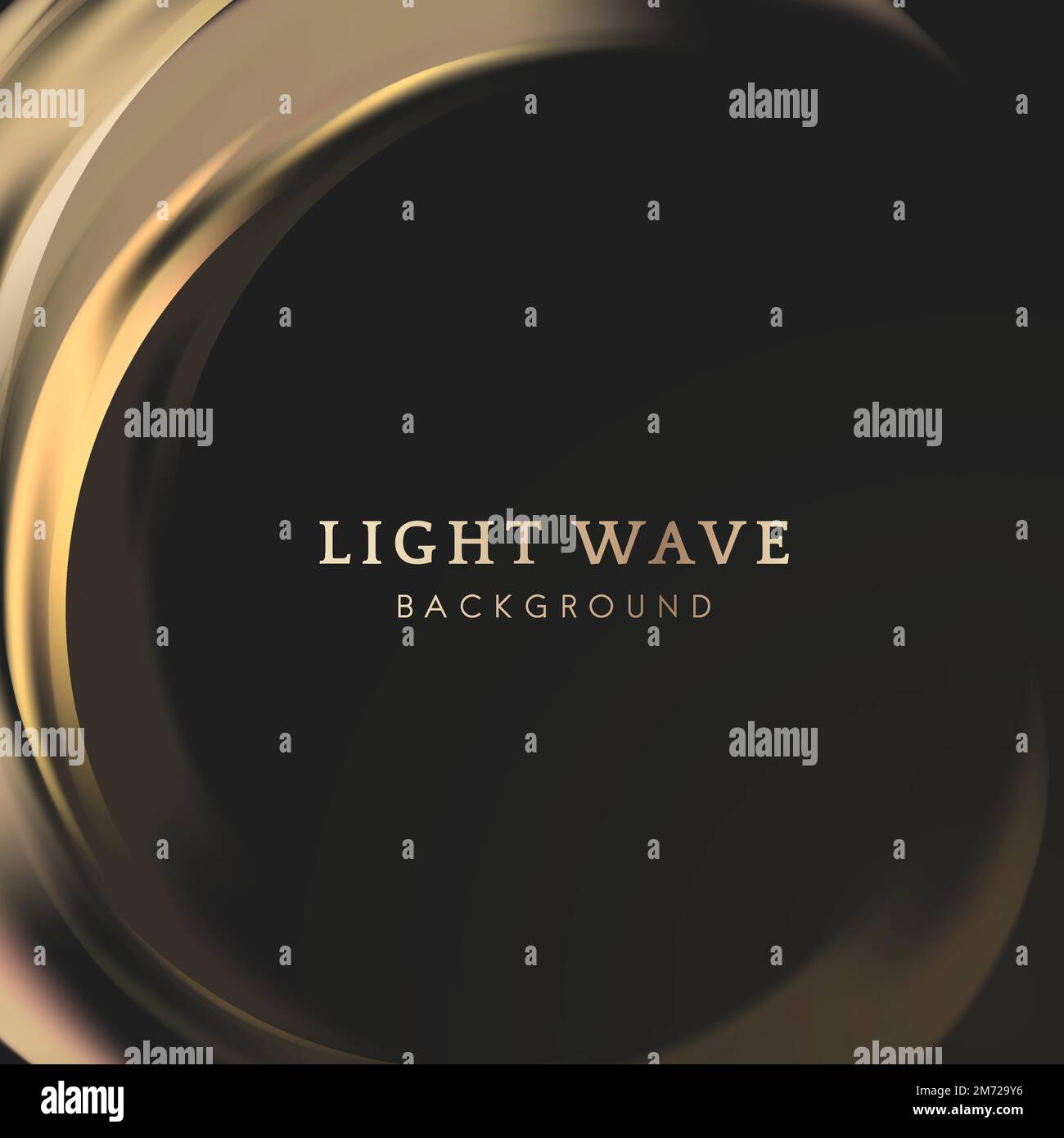 Yellow light wave border background Stock Vector Image & Art - Alamy