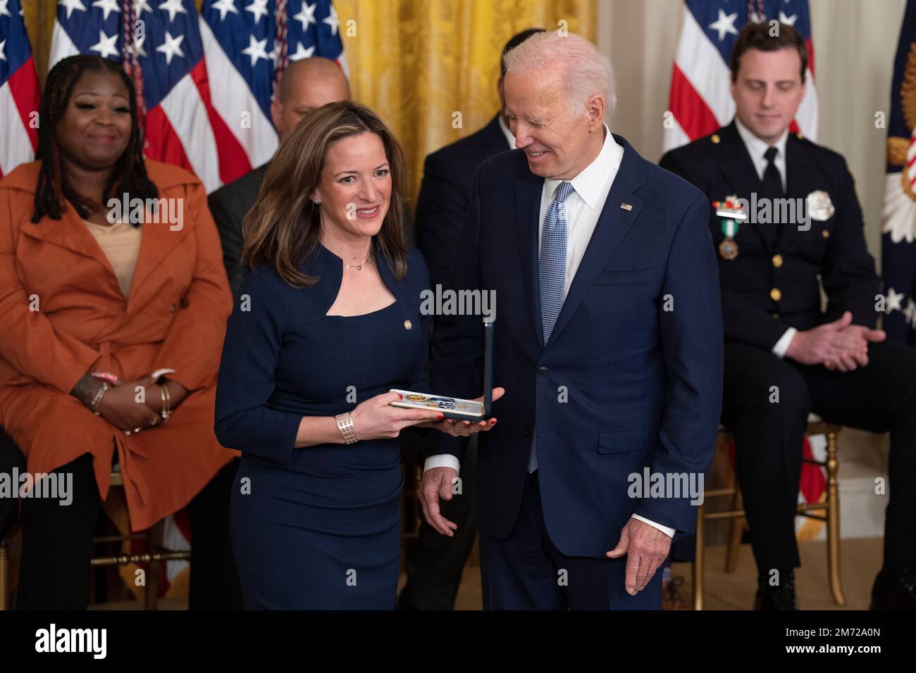 United States President Joe Biden presents the the Presidential ...