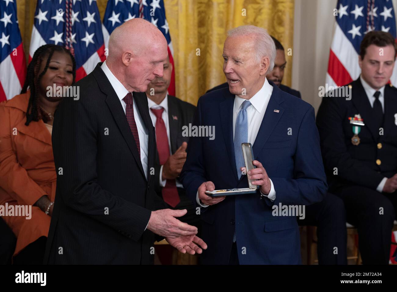 United States President Joe Biden presents the the Presidential ...