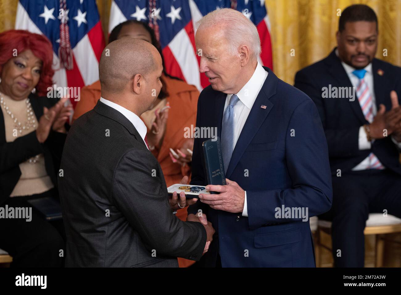 United States President Joe Biden presents the the Presidential ...