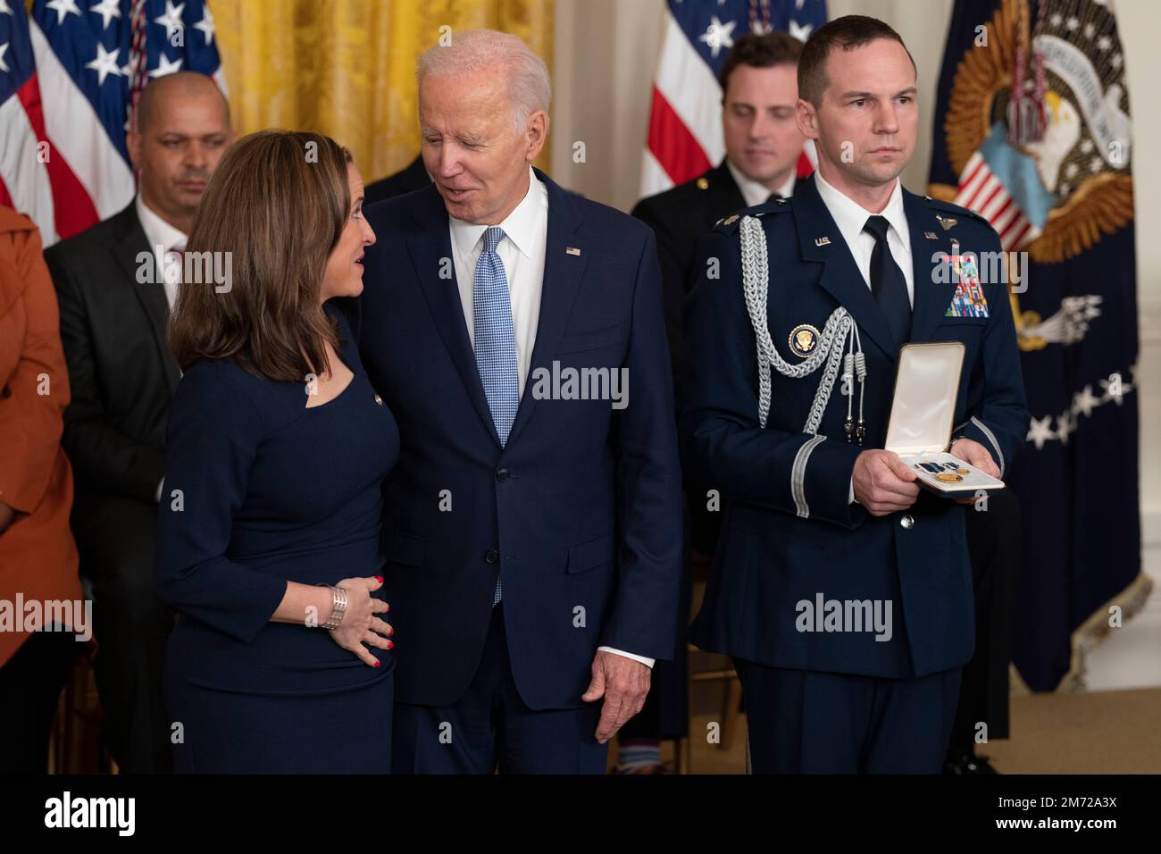 United States President Joe Biden presents the the Presidential ...