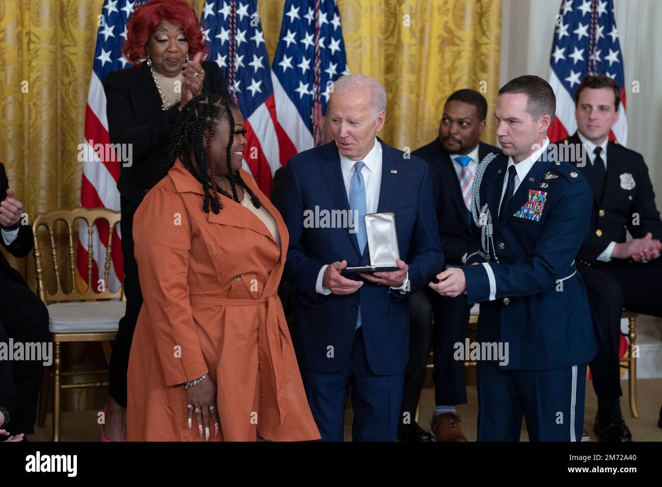 United States President Joe Biden presents the Presidential Citizens ...
