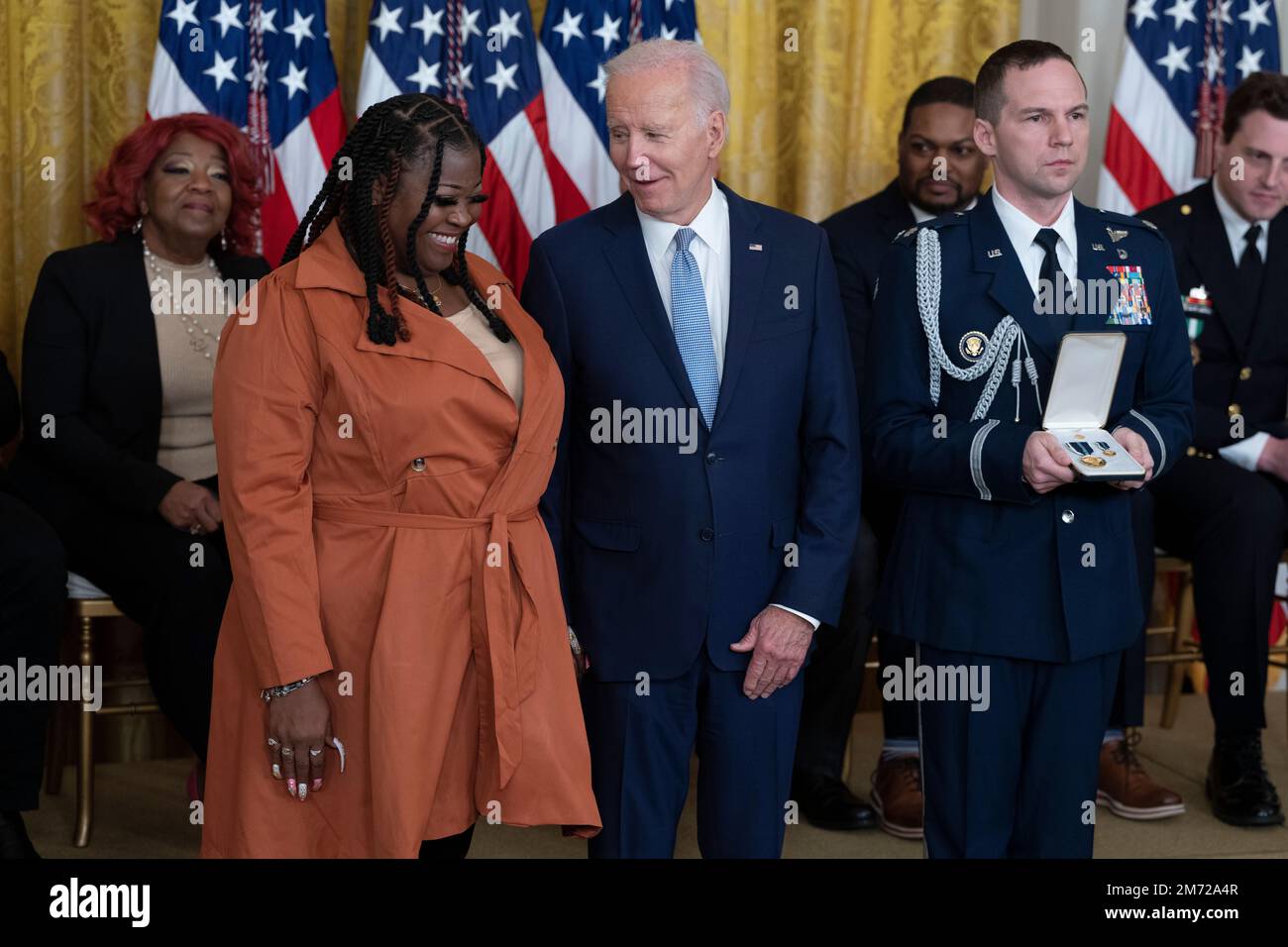 United States President Joe Biden presents the Presidential Citizens ...