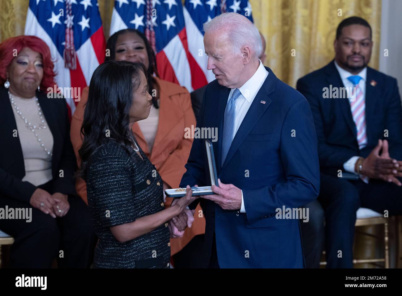 United States President Joe Biden presents the Presidential Citizens ...