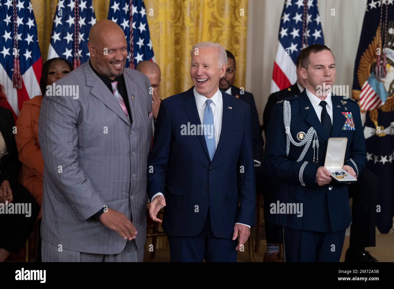 United States President Joe Biden presents the the Presidential ...