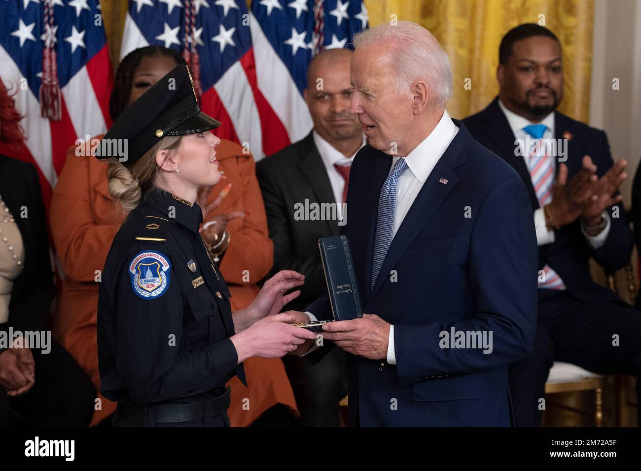 United States President Joe Biden presents the the Presidential ...