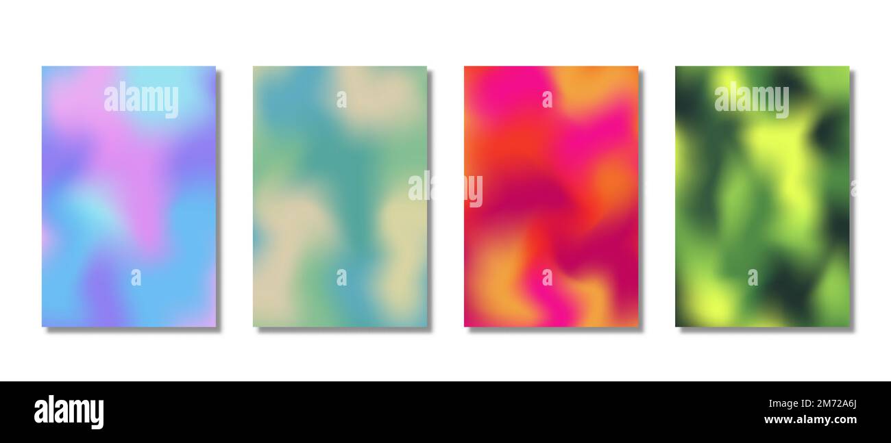 Cover gradient design set Stock Vector Images - Alamy