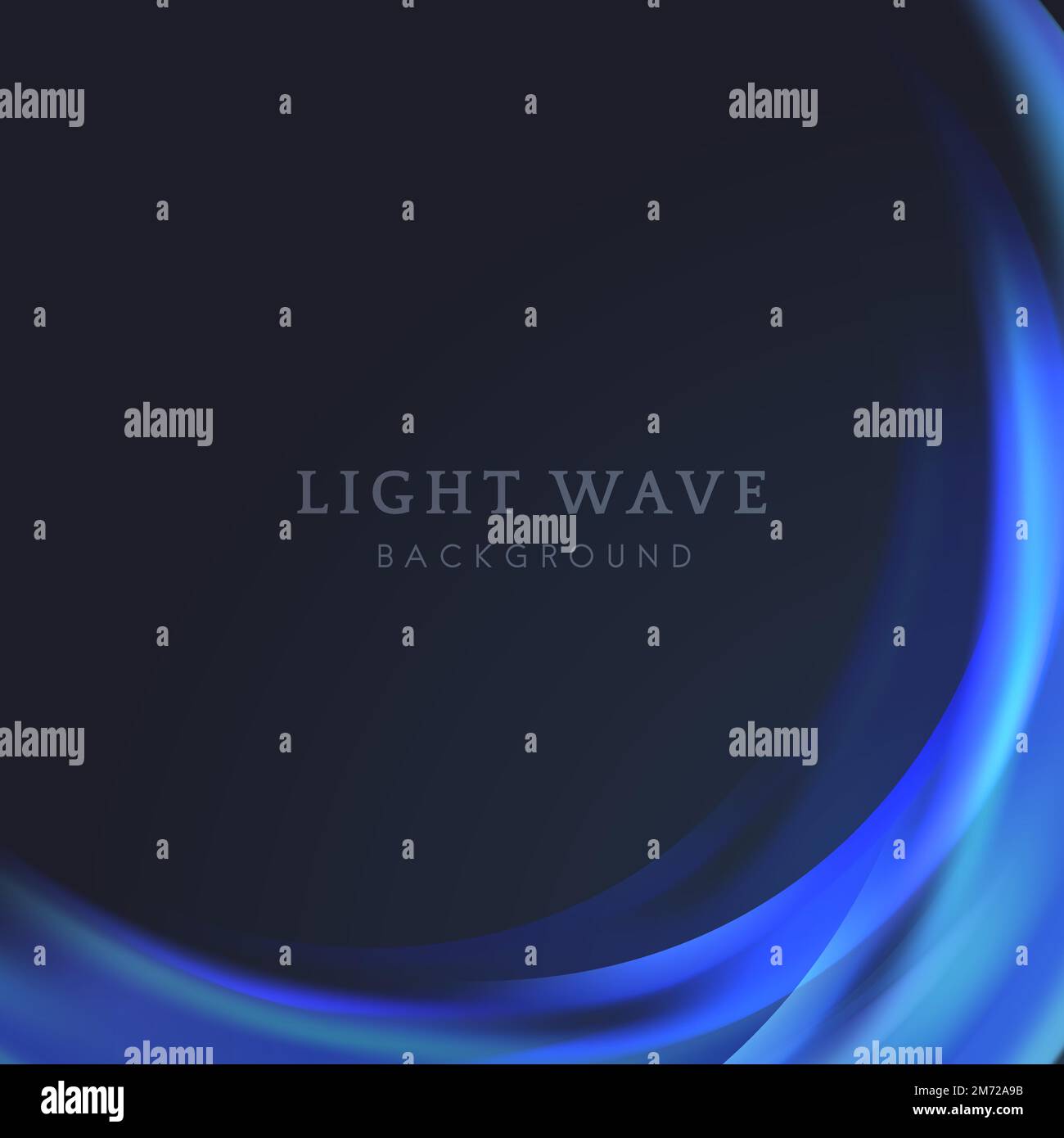 Blue light wave border background Stock Vector Image & Art - Alamy