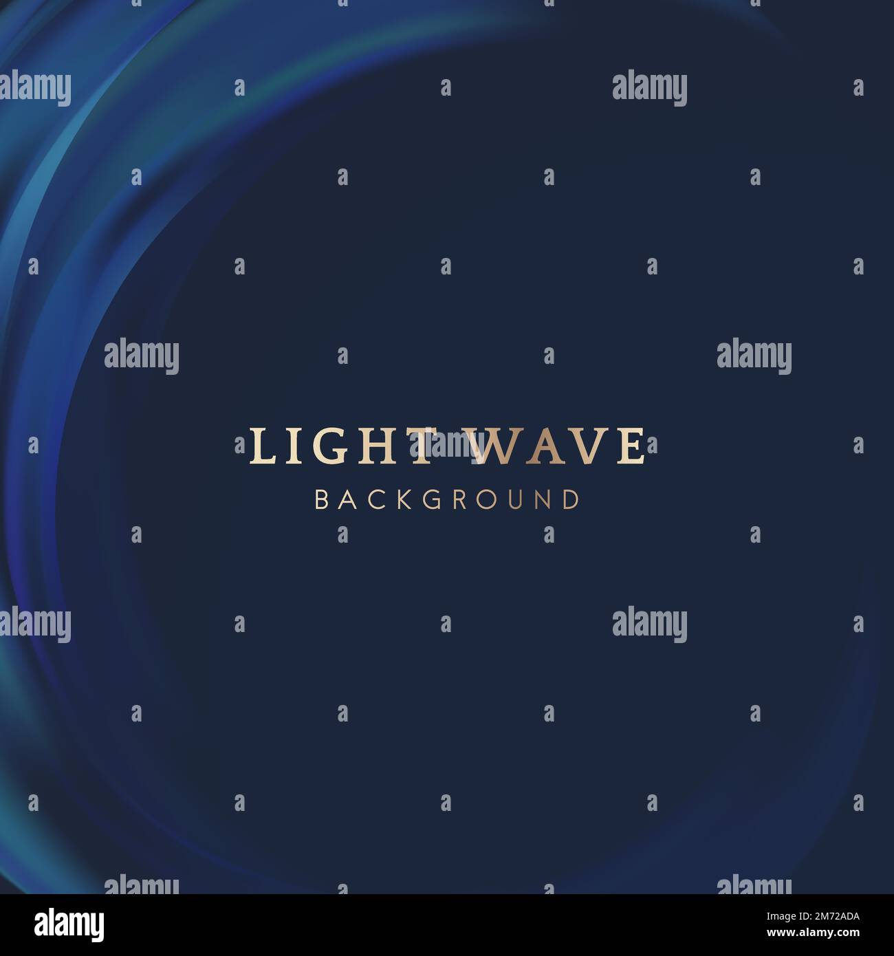 Blue light wave border background Stock Vector Image & Art - Alamy