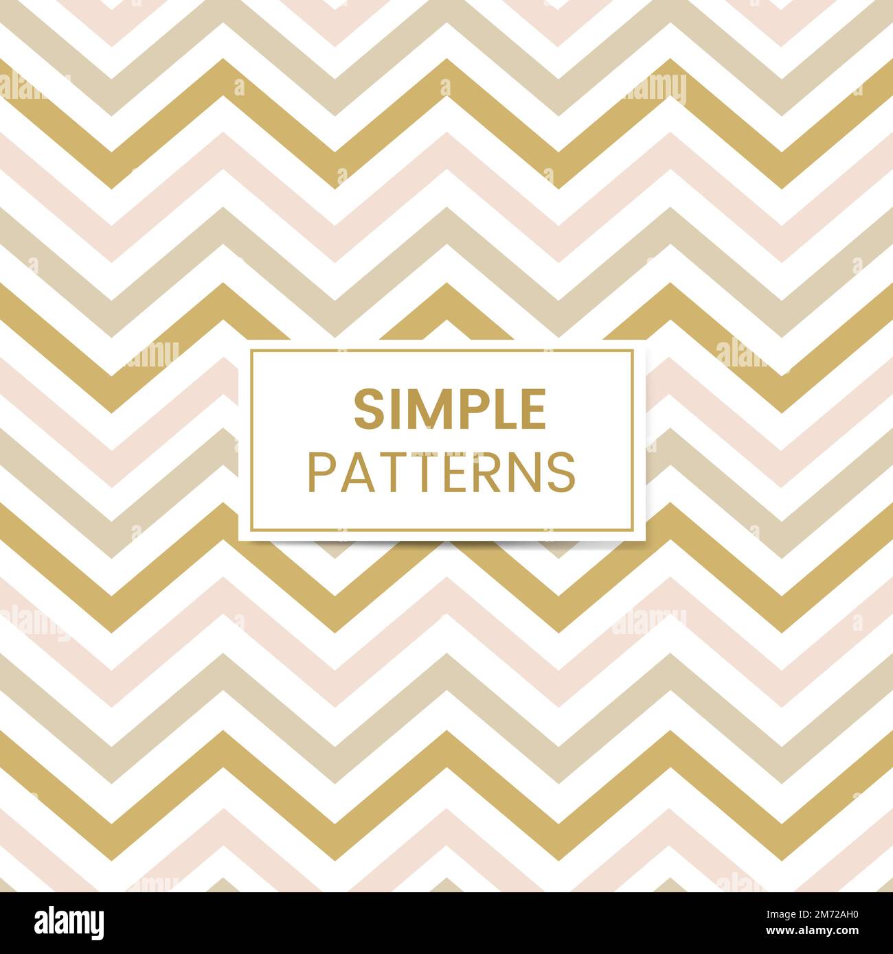 Pastel seamless zigzag pattern vector Stock Vector Image & Art - Alamy