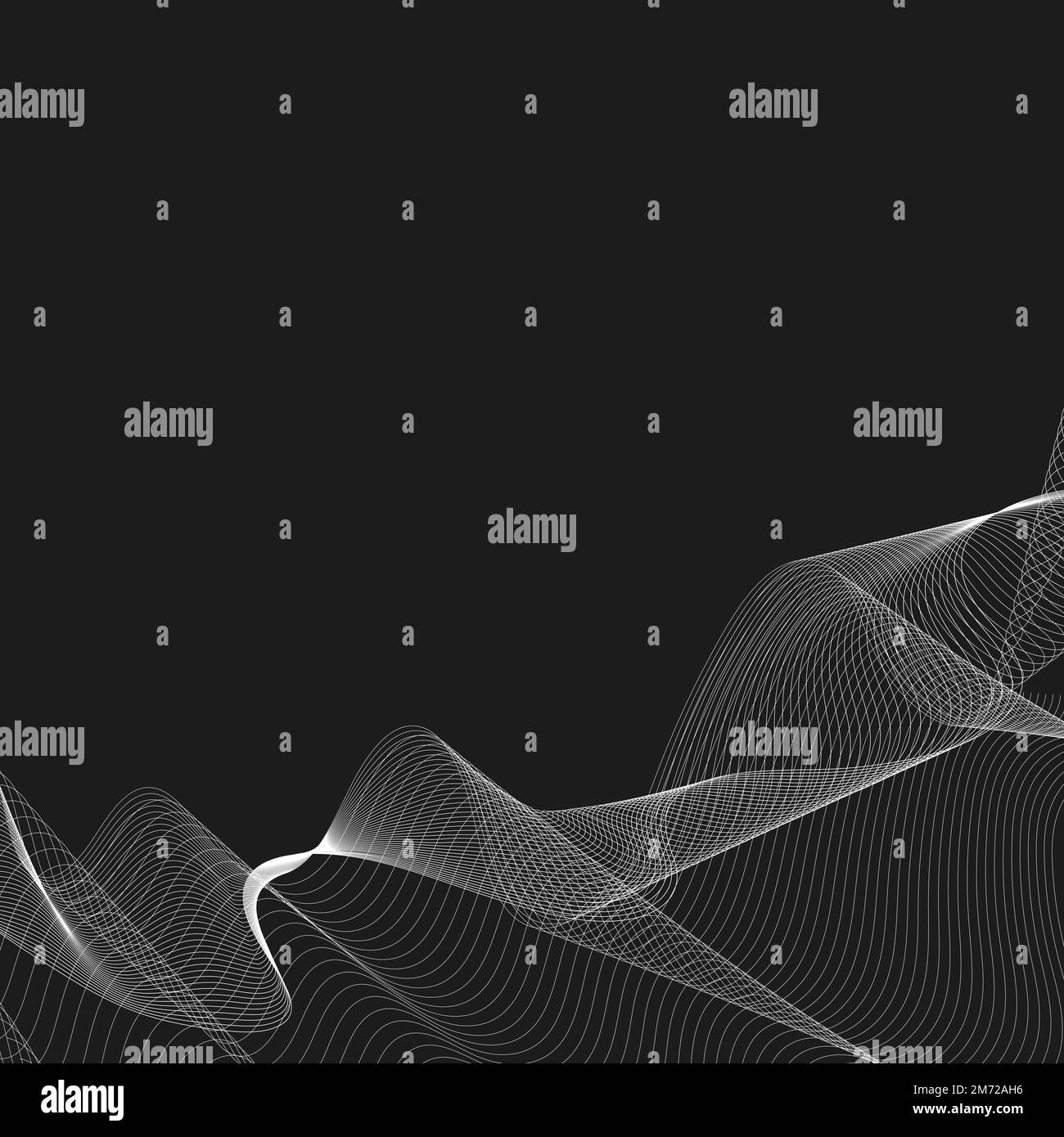 White moiré wave on black background Stock Vector Image & Art - Alamy