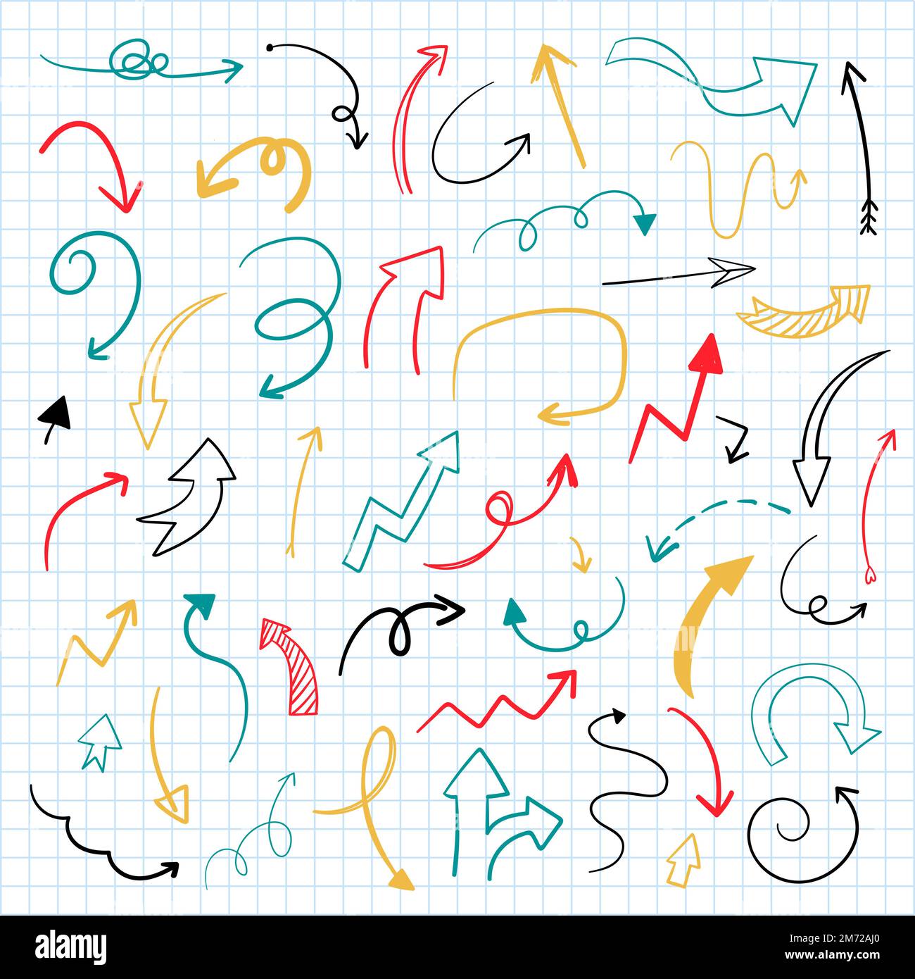 Red blue arrows hand Stock Vector Images - Alamy