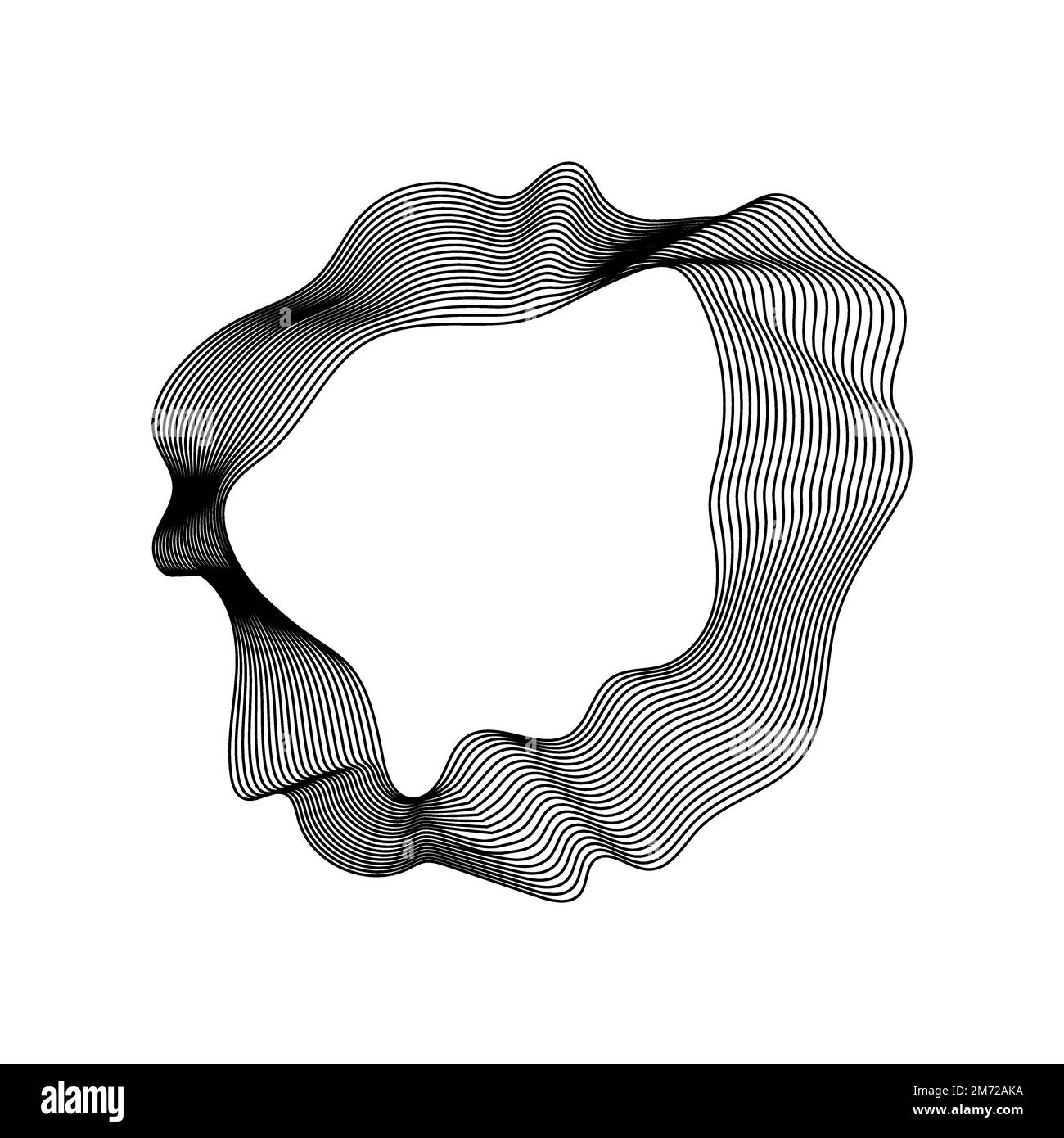 Black abstract map contour lines banner Stock Vector Image & Art - Alamy