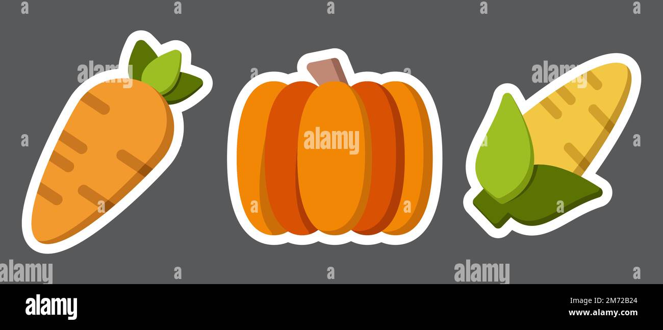 Set of colorful vegetables. Natural fresh organic vegetables. Isolated ...