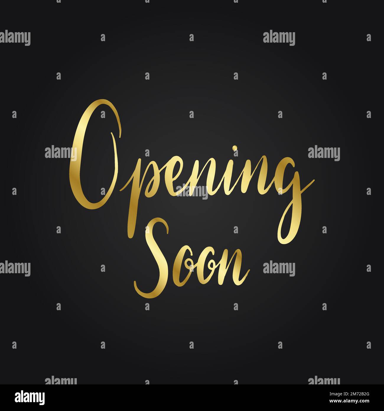 Opening soon typography style vector Stock Vector Image & Art - Alamy