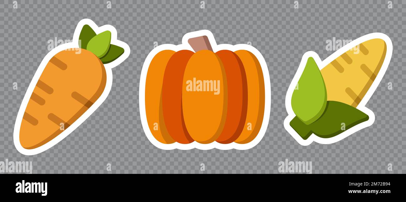 Set of colorful vegetables. Natural fresh organic vegetables. Isolated ...