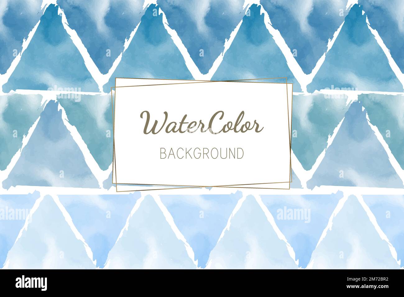 Pastel blue green watercolor background vector Stock Vector Image & Art ...