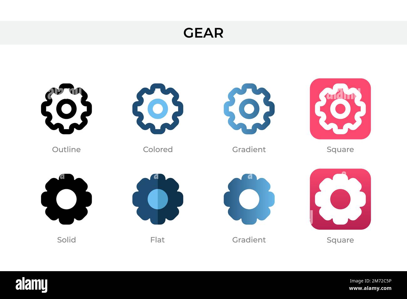 Gear Icon Flat