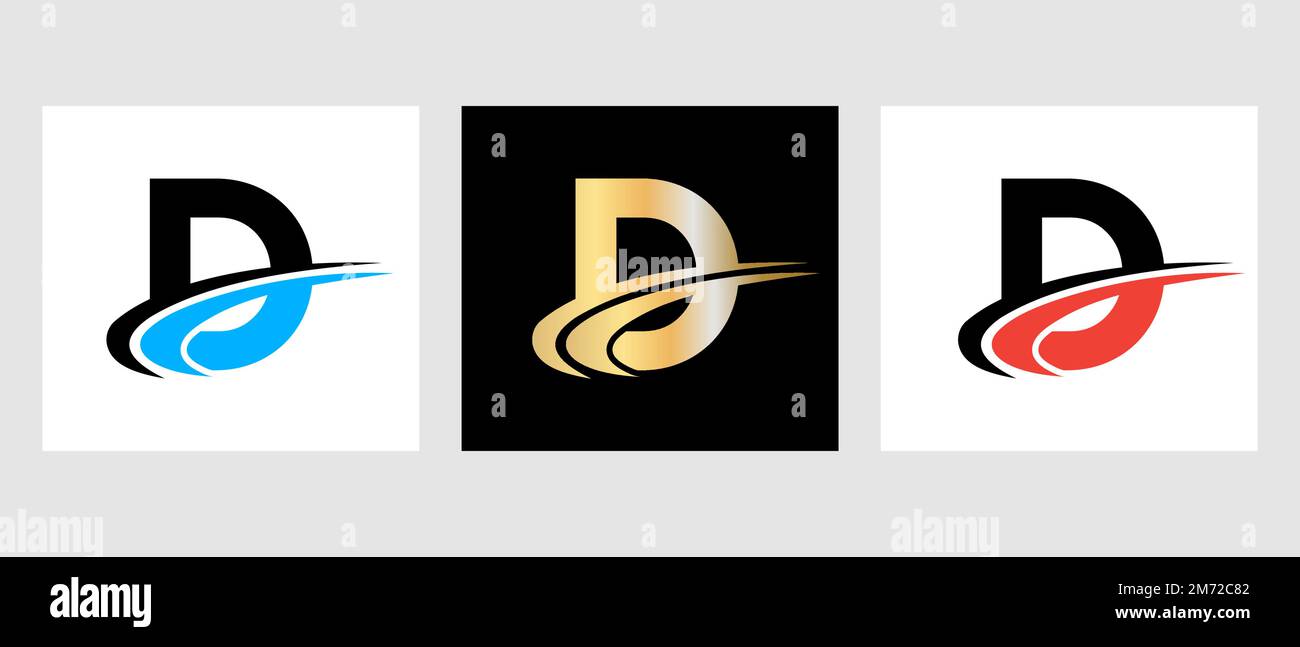 Letter D Logo Design For Marketing And Finance Business. Initial D ...