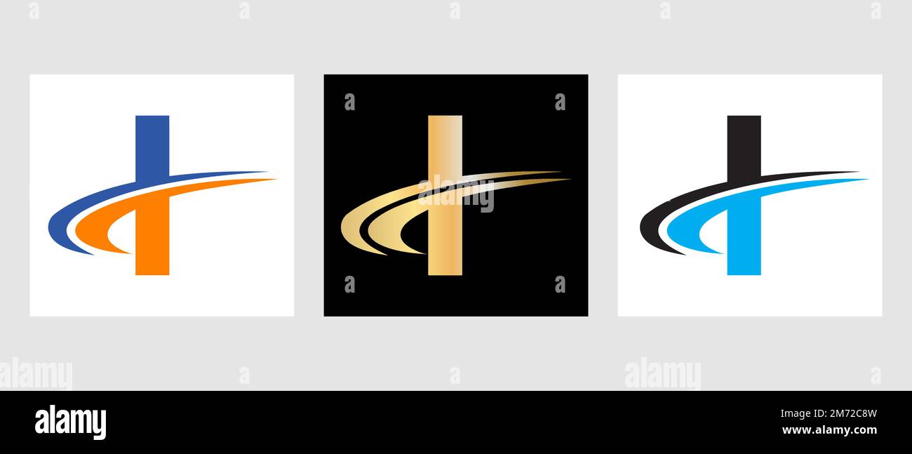 Letter I Logo Design For Marketing And Finance Business. Initial I ...