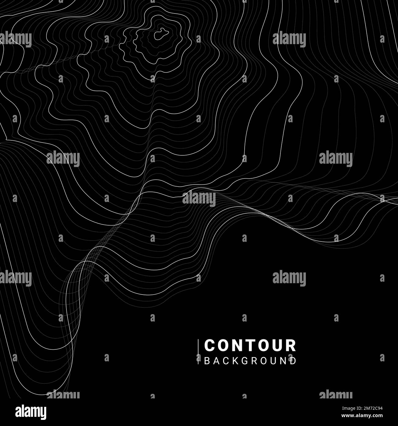 Black and white terrain Stock Vector Images - Alamy