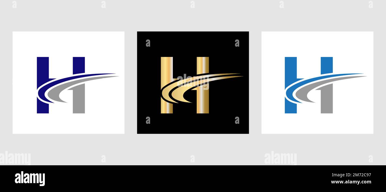 Letter H Logo Design For Marketing And Finance Business. Initial H ...
