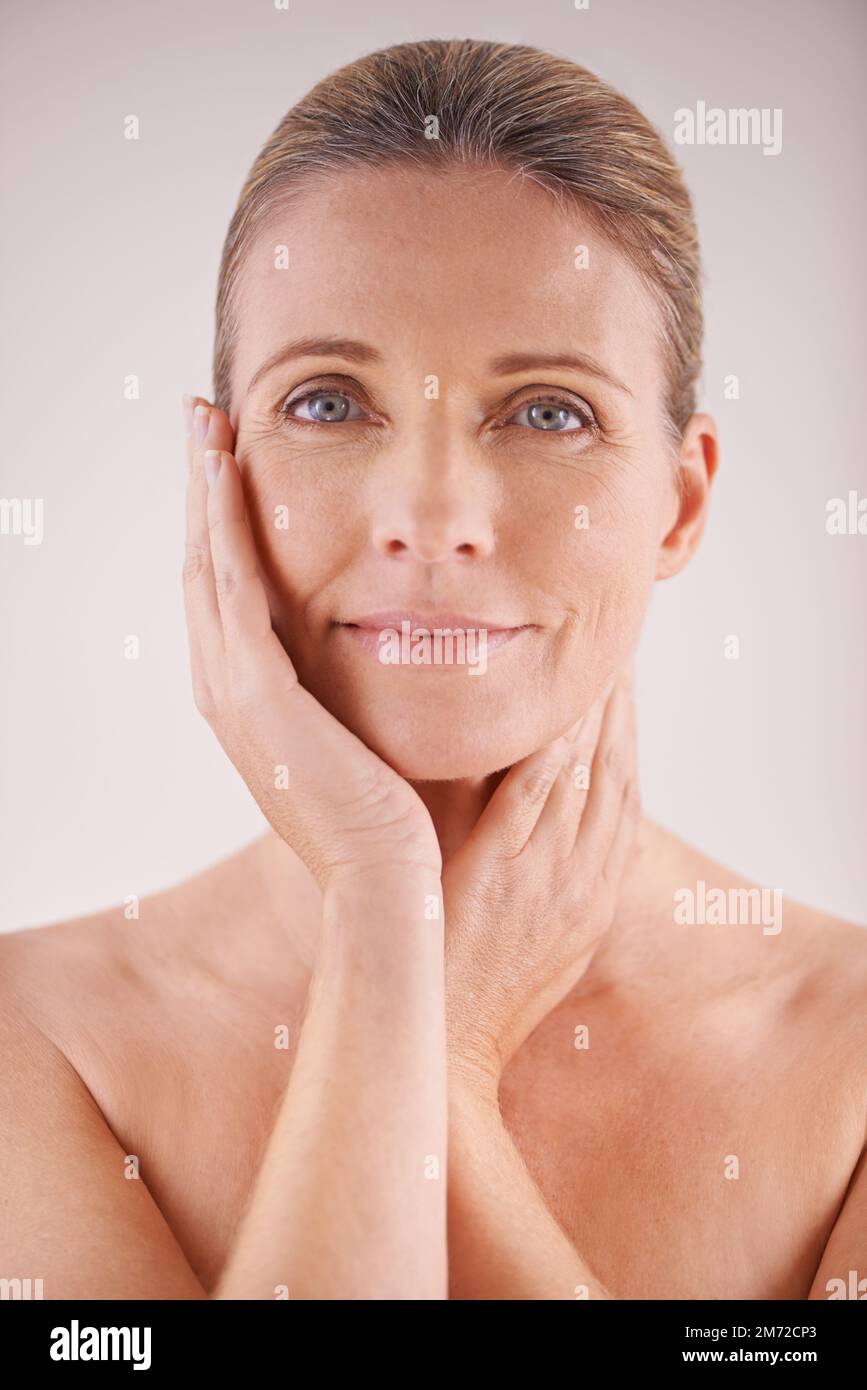 Her Skin Still Feels Great Cropped Portrait Of A Beautiful Mature