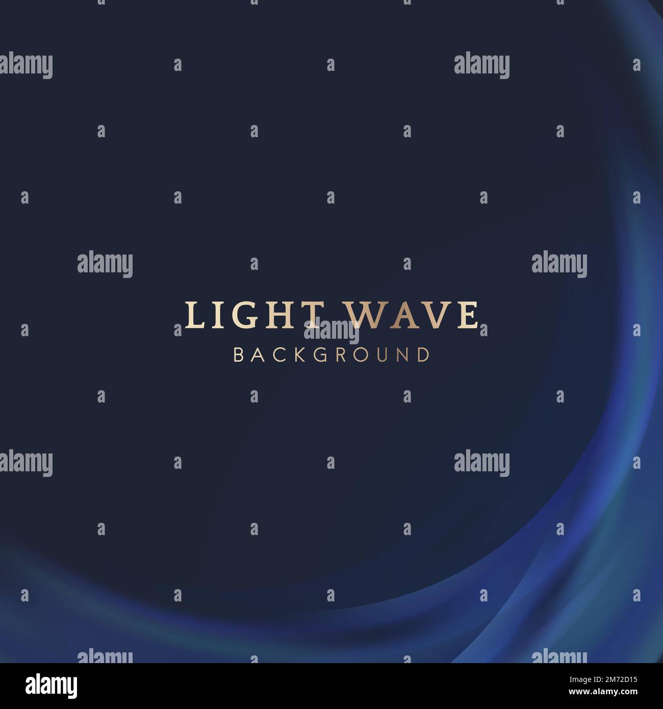 Blue light wave border background Stock Vector Image & Art - Alamy