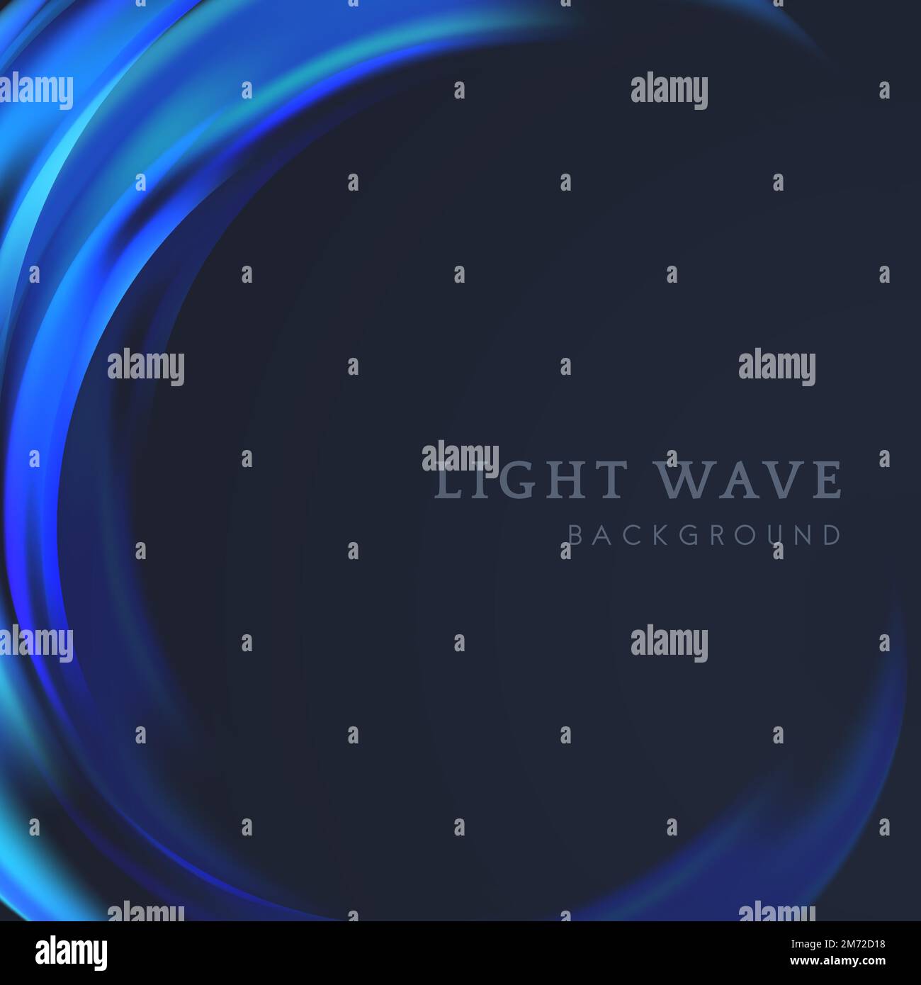Blue light wave border background Stock Vector Image & Art - Alamy
