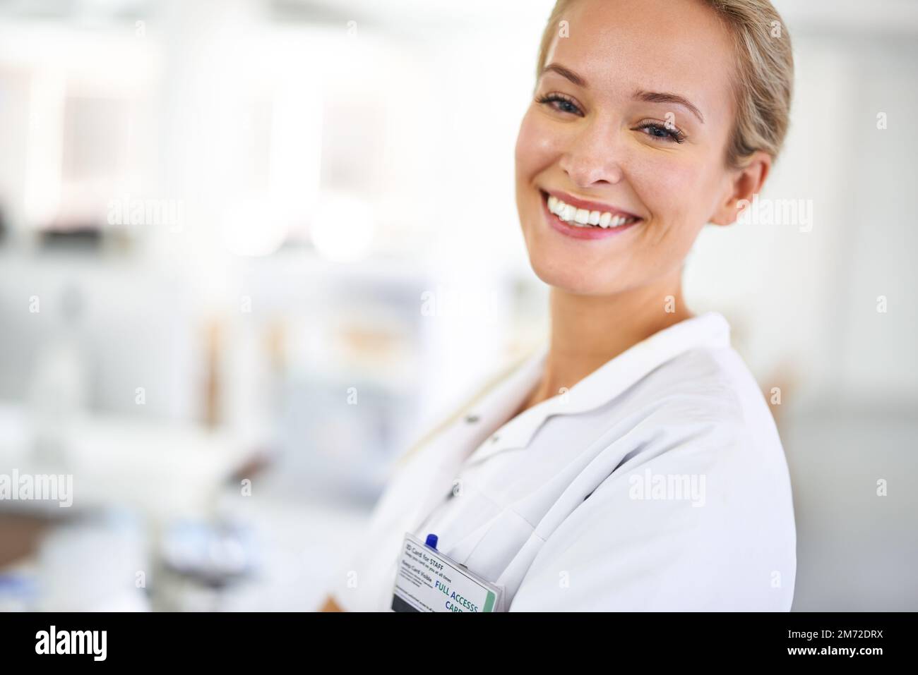 Science is her calling. A cropped portrait of a beautiful scientist ...