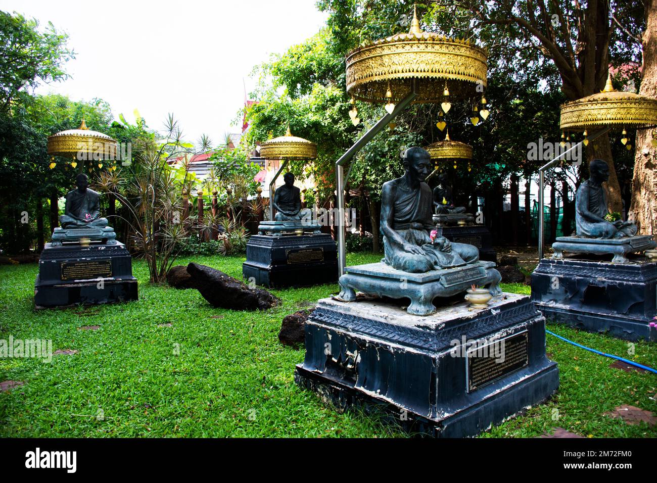 Many buddhist saint holy arhat or Buddhism noble monk arahant statue ...