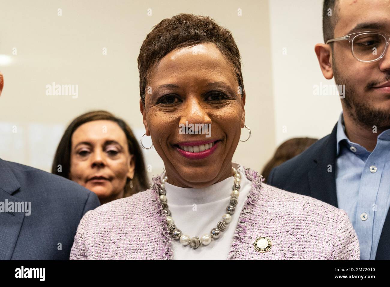 City Council Speaker Adrienne Adams attends Three Kings celebration at ...