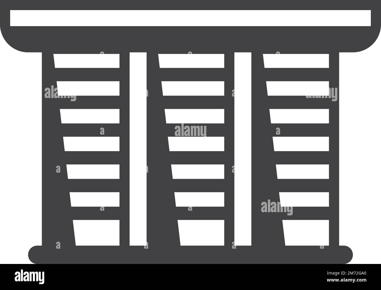 modern building illustration in minimal style isolated on background ...