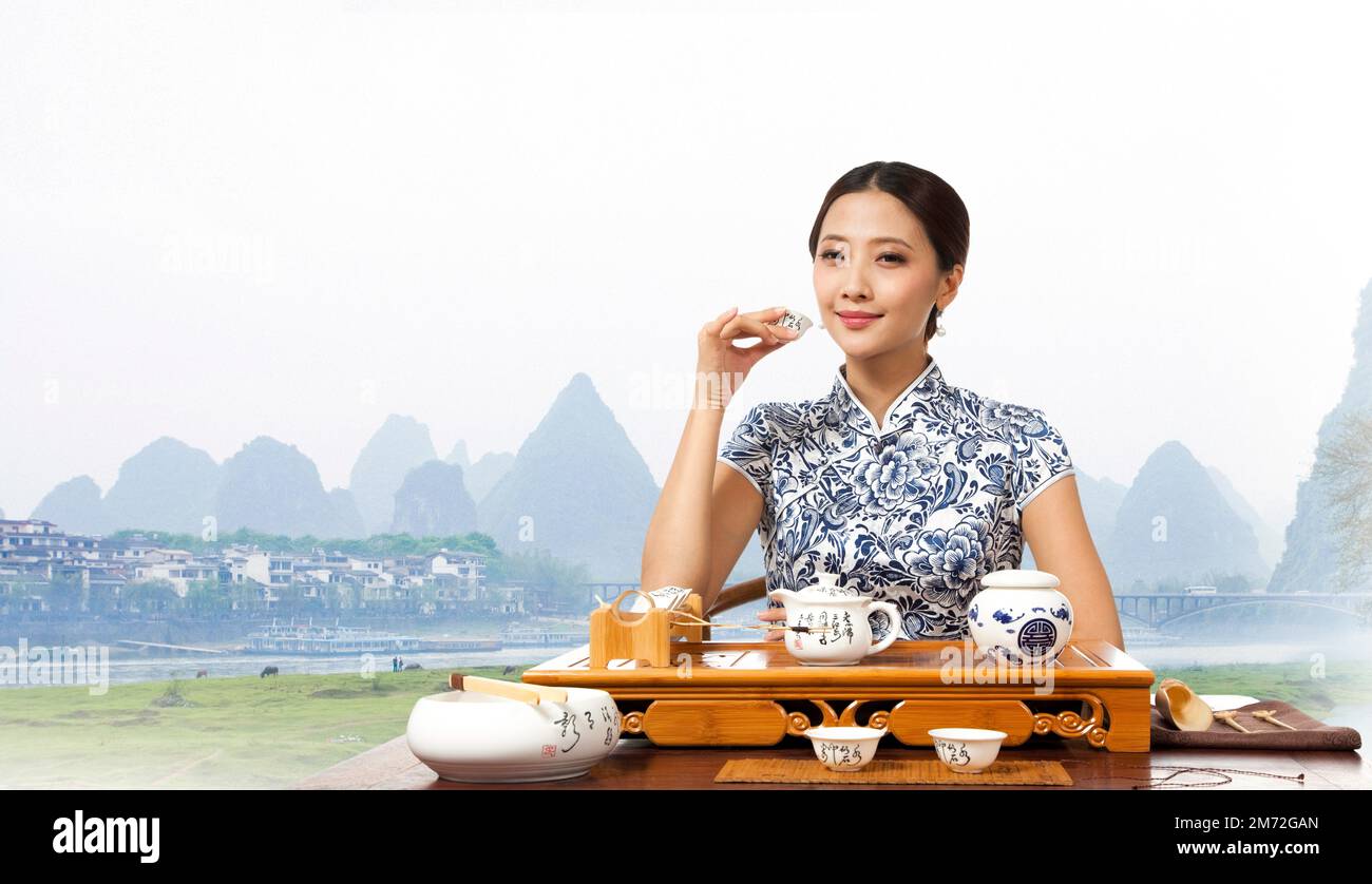 Traditional Chinese image Stock Photo - Alamy