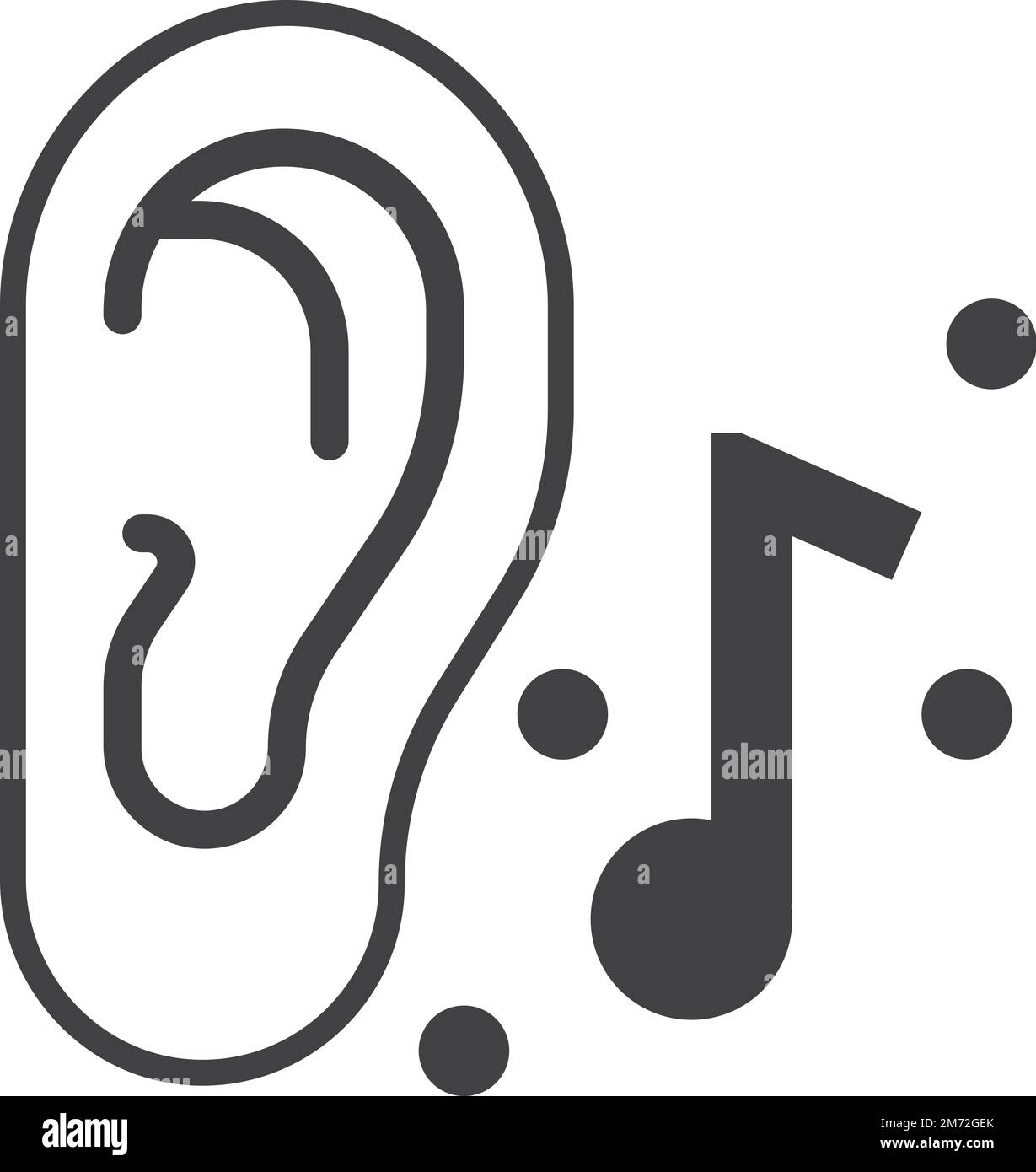 Tapping ears Stock Vector Images - Alamy