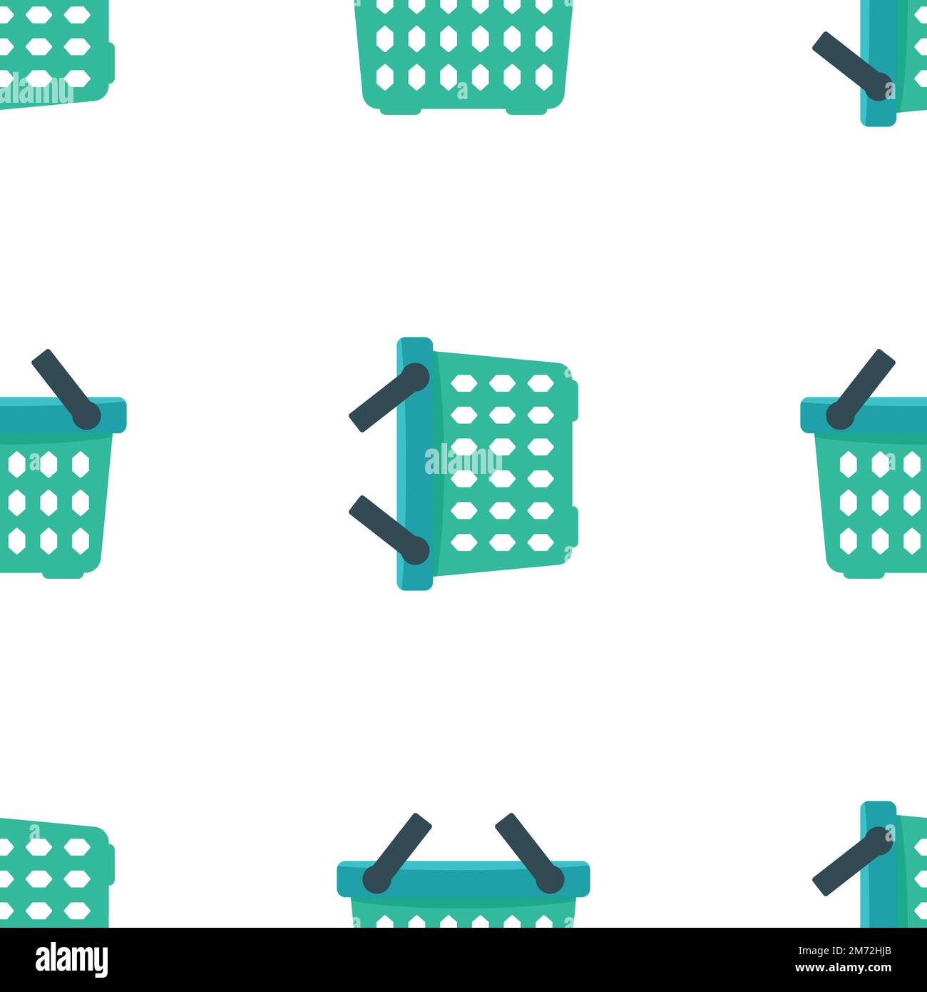 Shopping basket seamless for your texture Stock Vector Image & Art - Alamy